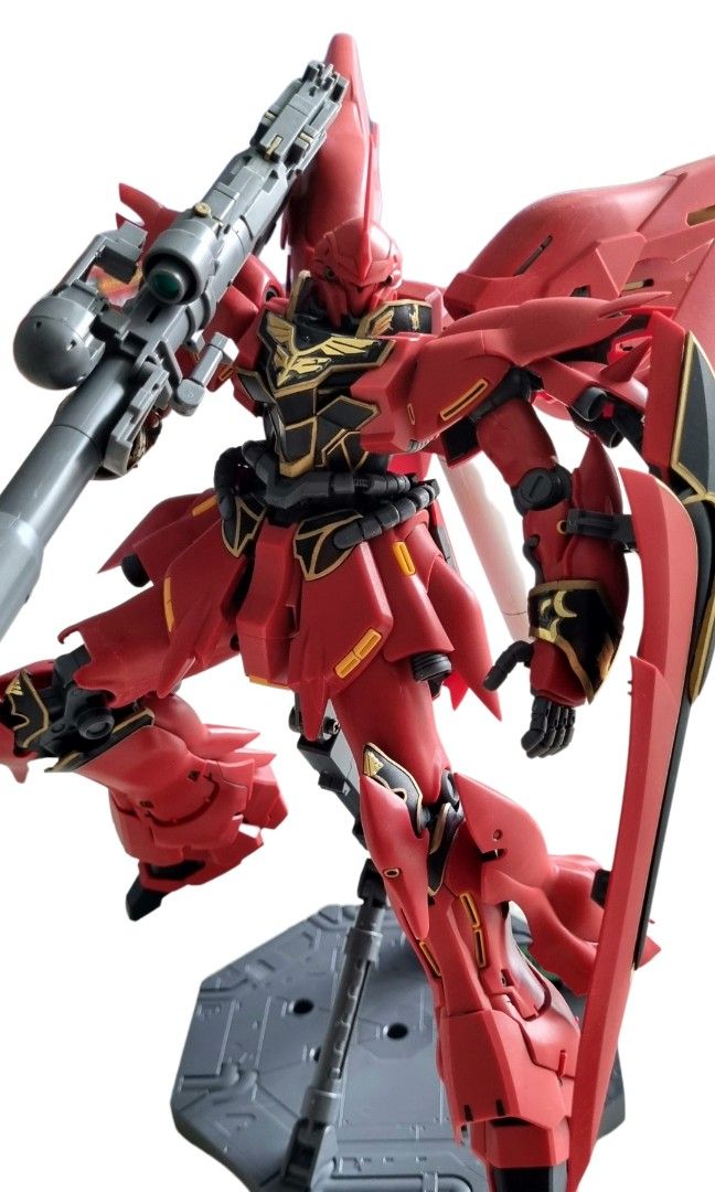 Assembled Gundam model kit: MG 1/100 Sinanju, Hobbies & Toys, Toys ...
