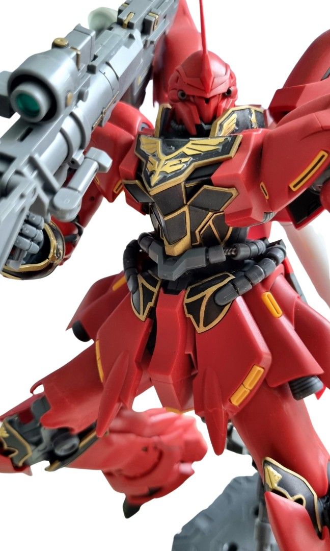 Assembled Gundam model kit: MG 1/100 Sinanju, Hobbies & Toys, Toys ...