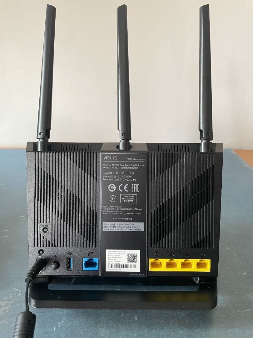 ASUS Router, RT-AC2600, Computers & Tech, Parts & Accessories ...