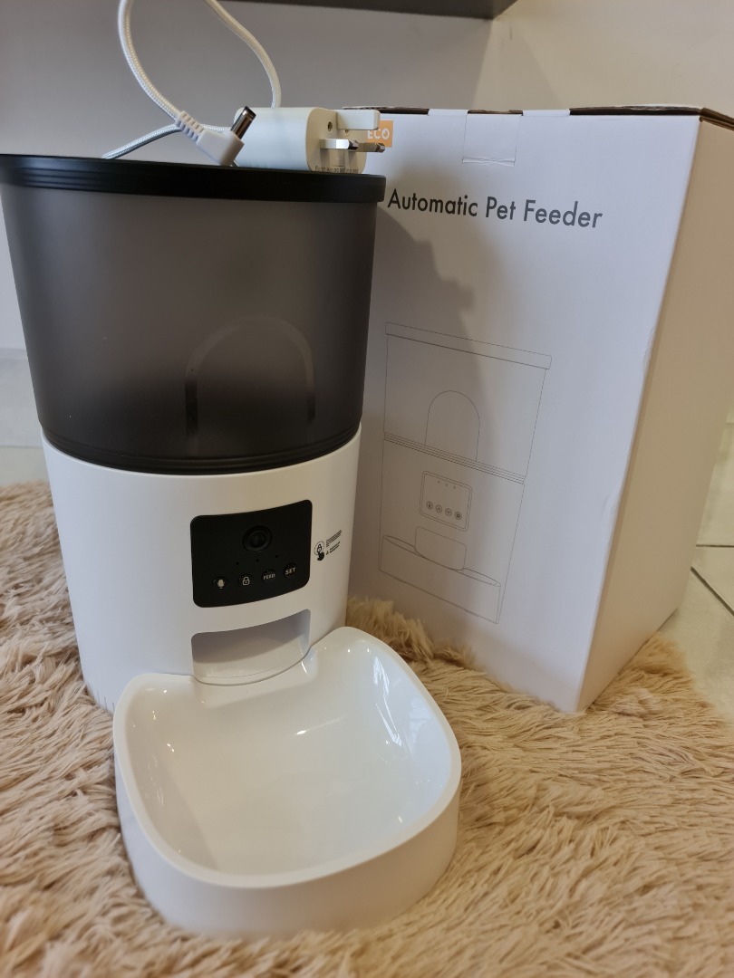 Automatic Pet Feeder with Camera and Voice control, Pet Supplies, Homes & Other Pet Accessories ...