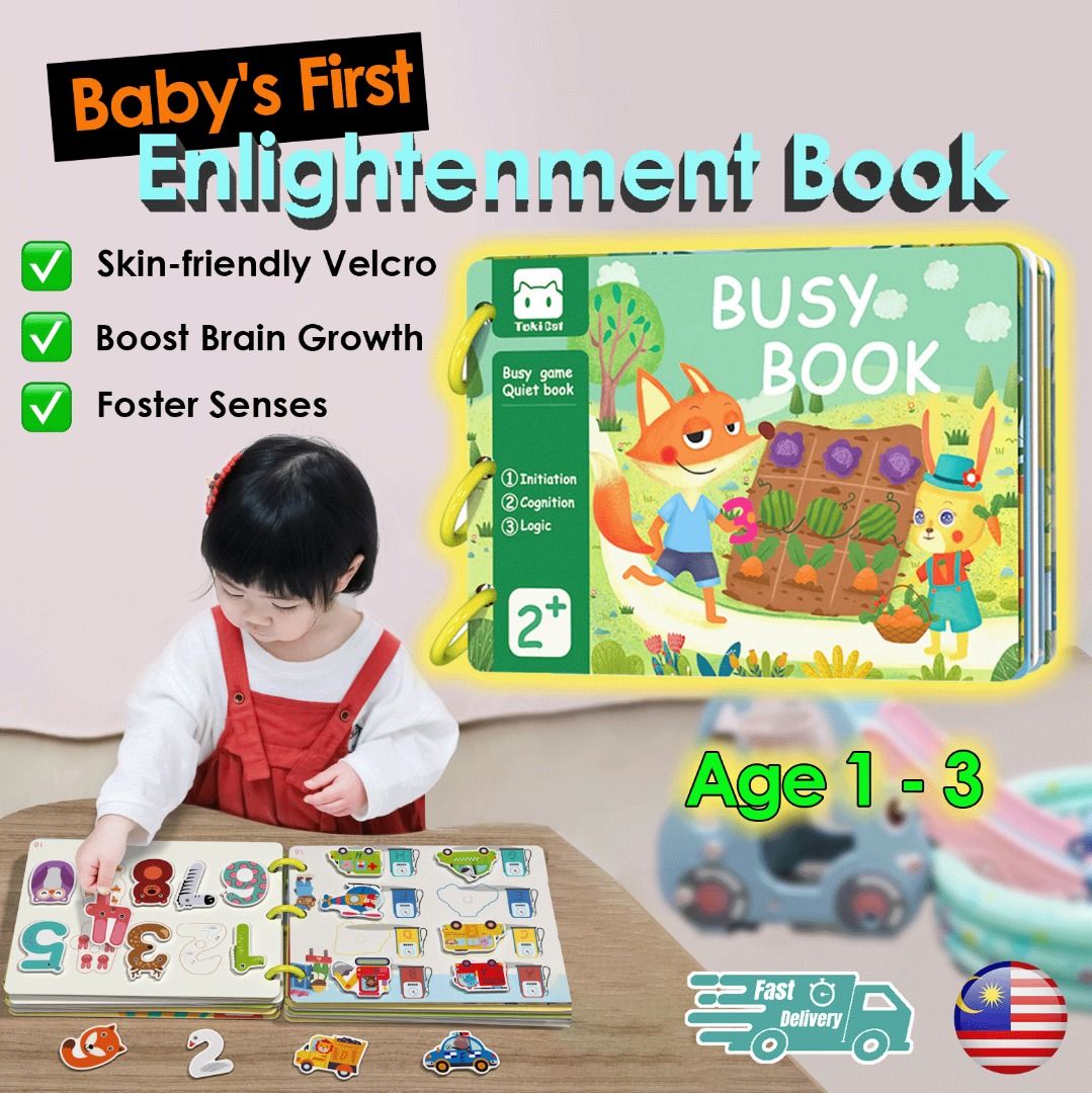 Baby's First Enlightenment Book Kindergarten Activity Book Busy Book ...