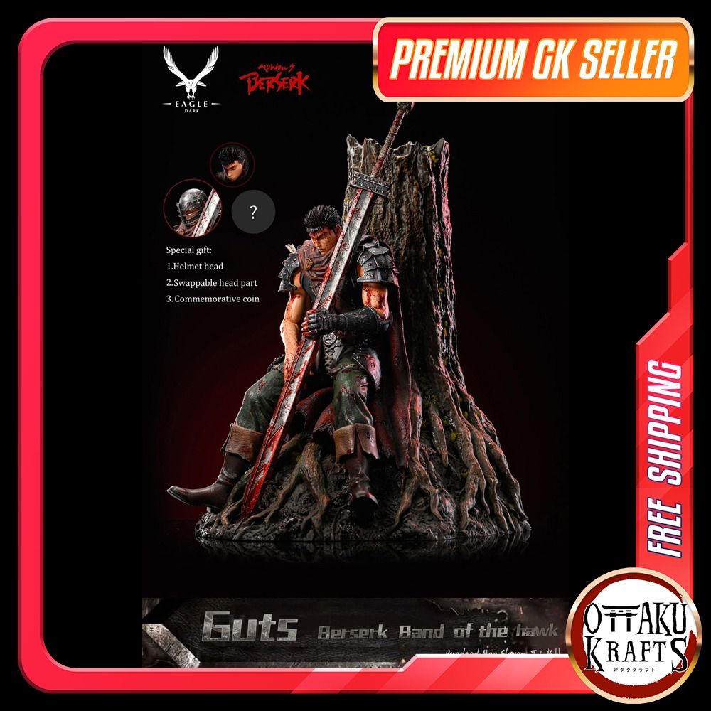Berserk | Guts | Eagle Dark Studio | 【FREE Shipping - PO】GK Figurine ...