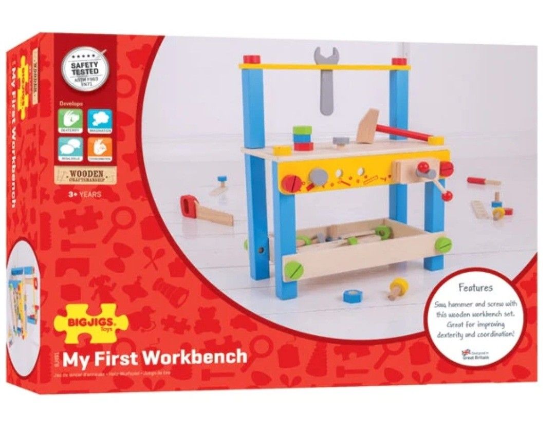 BIG JIGS - MY FIRST Workbench, Hobbies & Toys, Toys & Games on Carousell