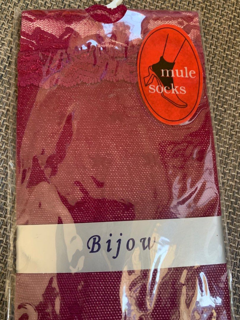 Bijou mule socks, Women's Fashion, Undergarments & Loungewear on Carousell