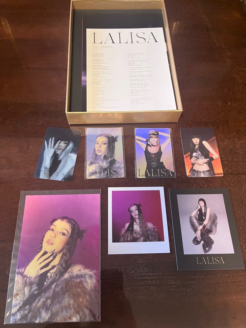 Blackpink LISA LALISA CD (GOLD SELECT EDITION), Hobbies & Toys, Music ...