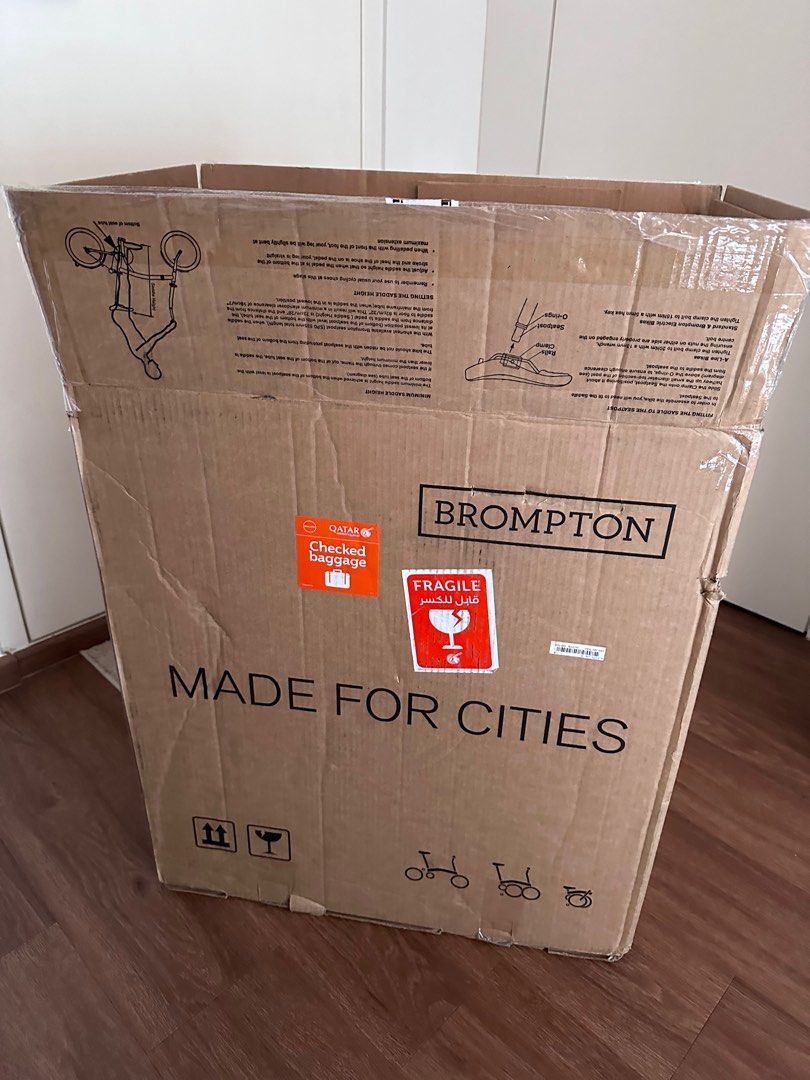 Box for Brompton Bicycles, Furniture & Home Living, Home Improvement ...