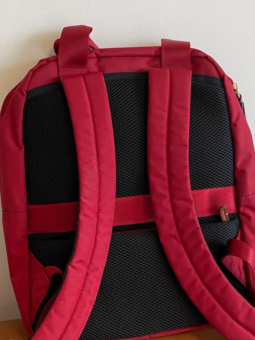 BRIC’S red backpack, Women's Fashion, Bags & Wallets, Backpacks on ...