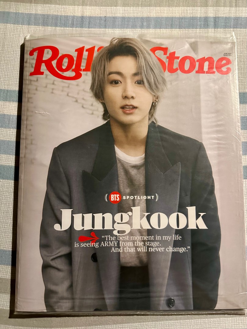 BTS Rolling Stone (Jungkook and Suga), Hobbies & Toys, Memorabilia ...