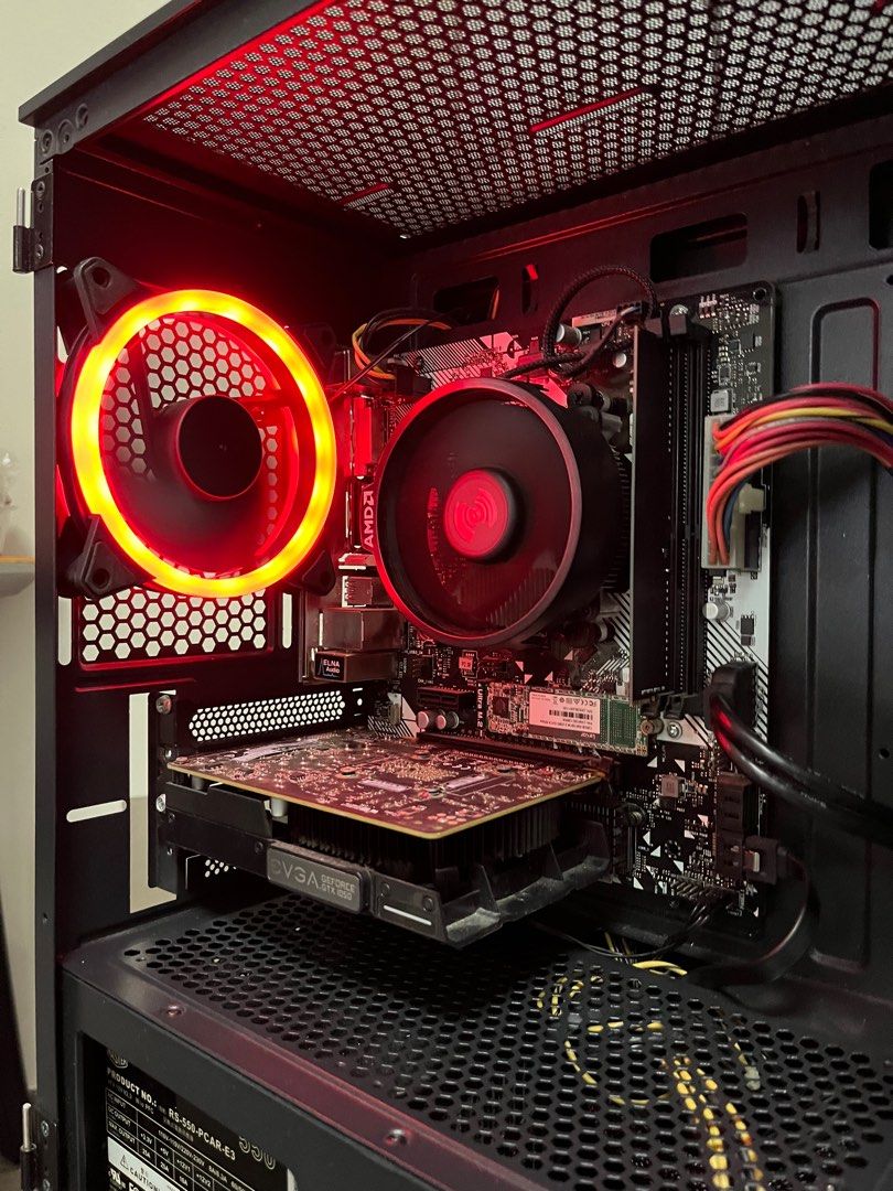 BUDGET RYZEN RGB GAMING PC DESKTOP CPU GTX 1050 128GB SSD 1TB HDD CHEAP ...