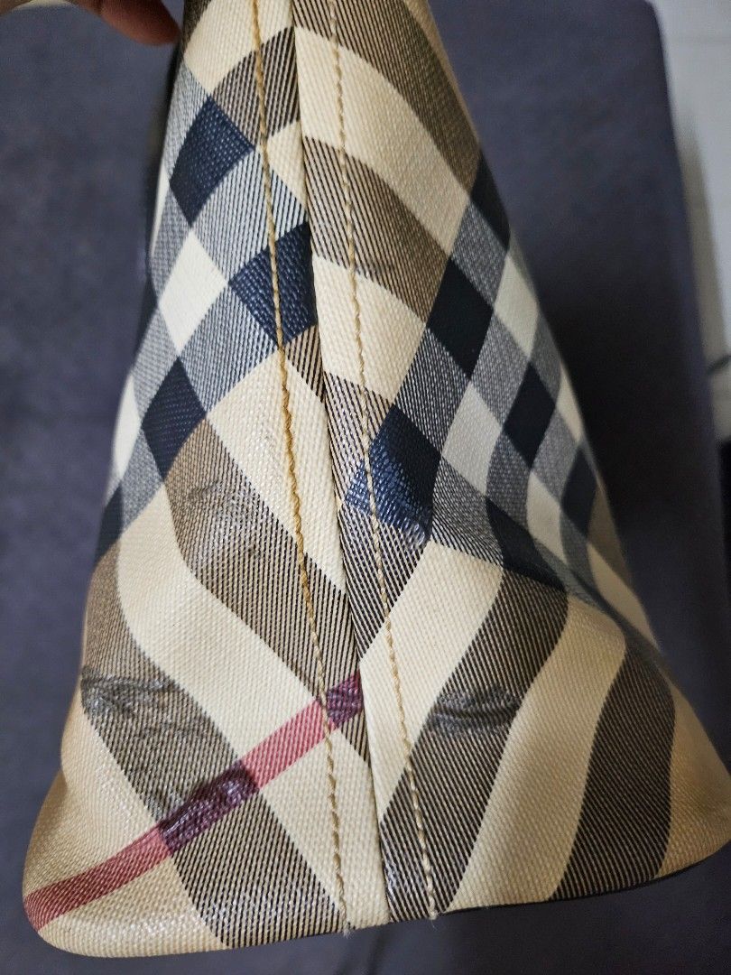 Authentic Burberry Nova Check Tote, Luxury, Bags & Wallets on Carousell