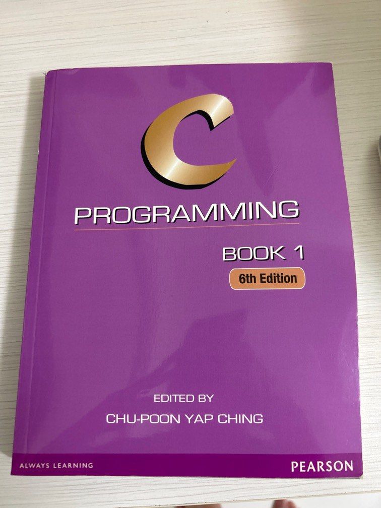 C Programming Book 1 6th Edition Hobbies And Toys Books And Magazines