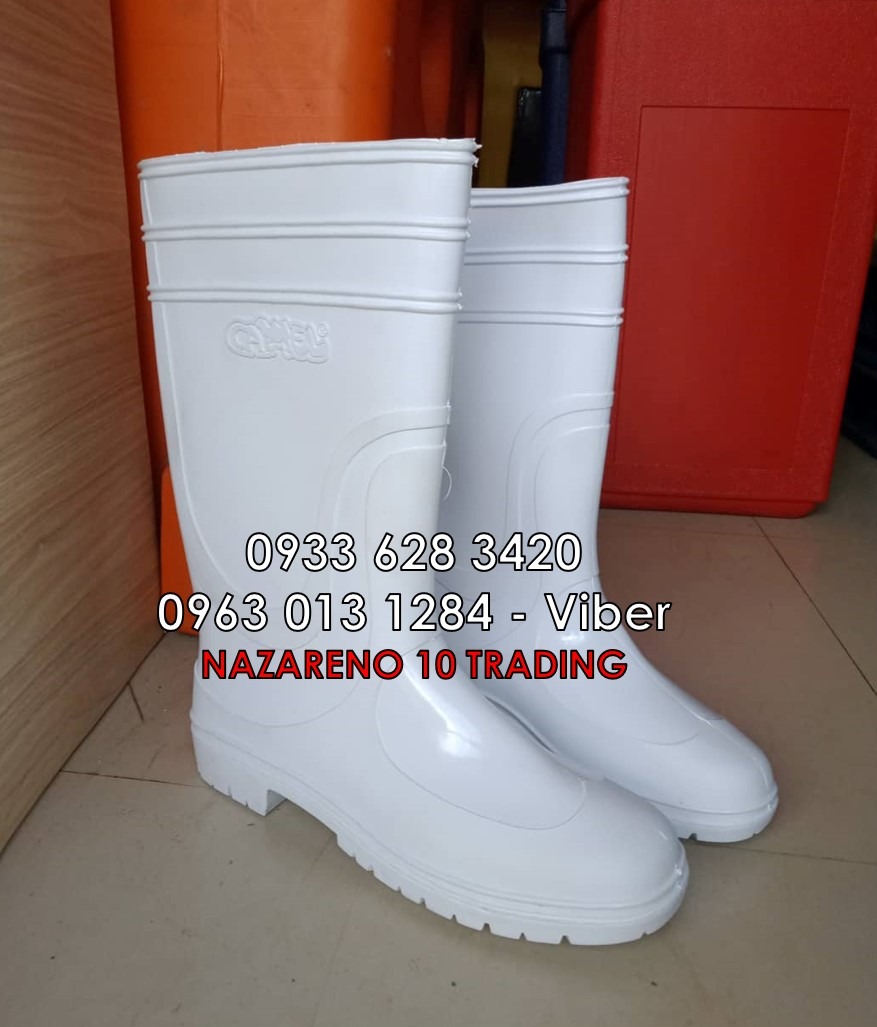 Camel Rubber Boots White, Commercial & Industrial, Industrial Equipment ...