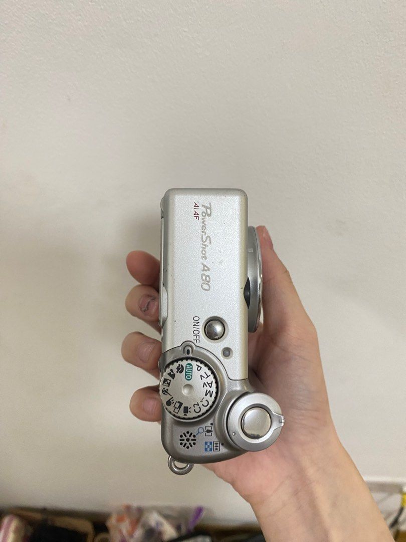 Canon Powershot A80 VINTAGE 2003 digital camera flip lcd flipping ...