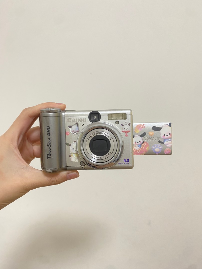 Canon Powershot A80 VINTAGE 2003 digital camera flip lcd flipping ...
