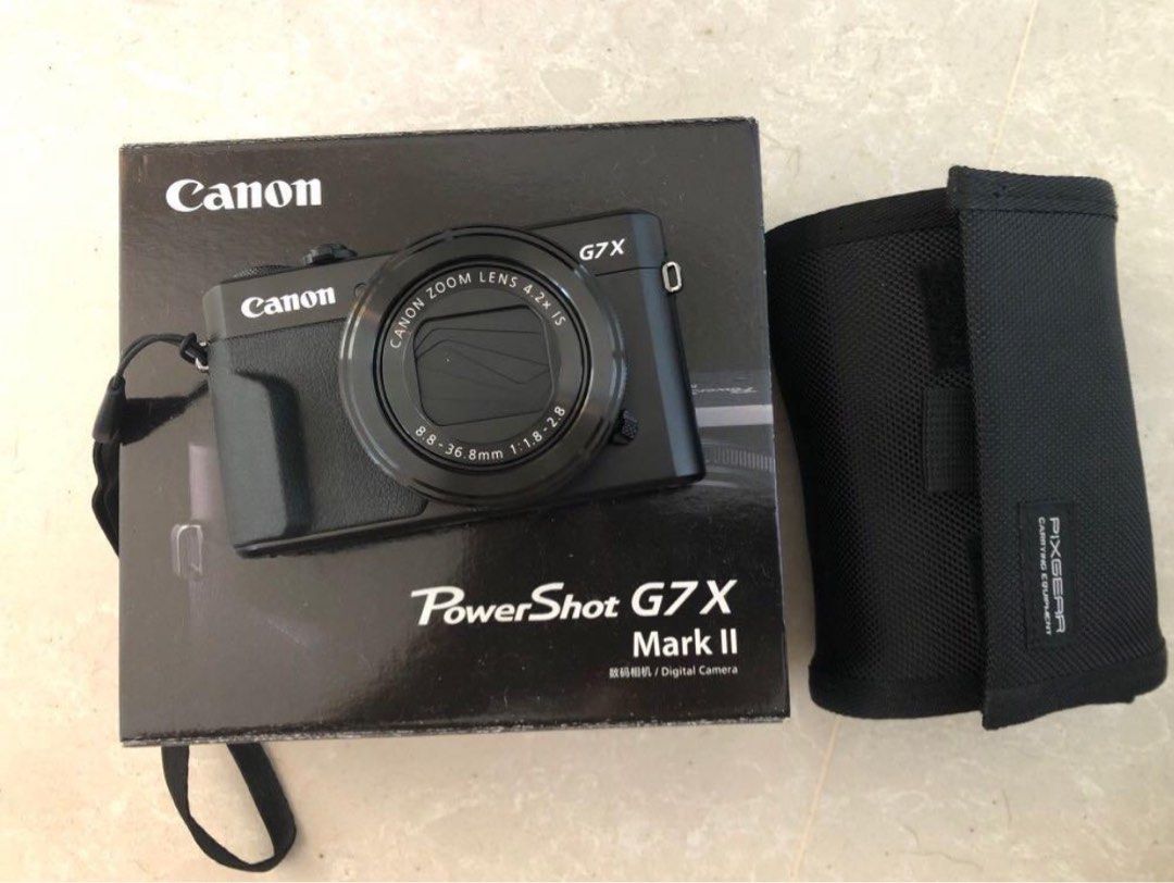 Canon PowerShot G7X Mark II, Photography, Cameras on Carousell