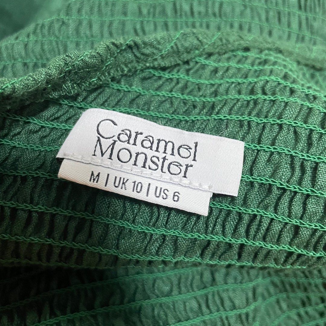 Caramel monster Rebecca Midi Dress - Emerald Green, Women's Fashion ...