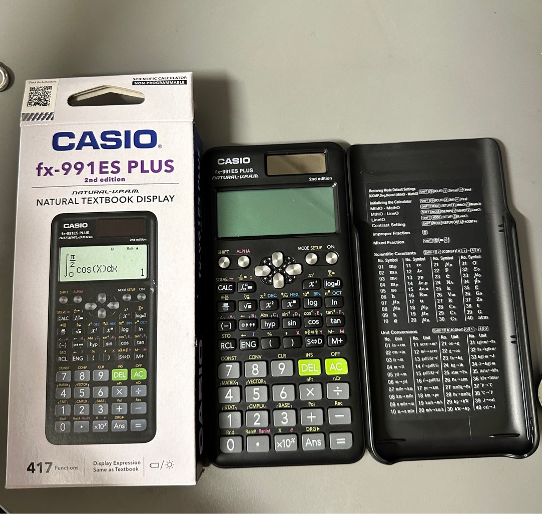 Casio Fx-991ES Plus Scientific Calculator, Hobbies & Toys, Stationery ...