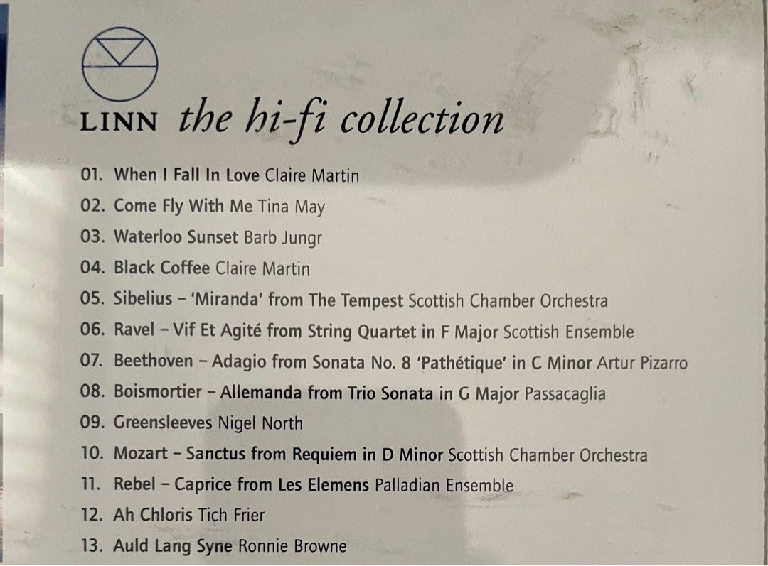 CD: Audiophile, Sampler - (RESERVED) Linn, The Hi Fi Collection, (EU ...