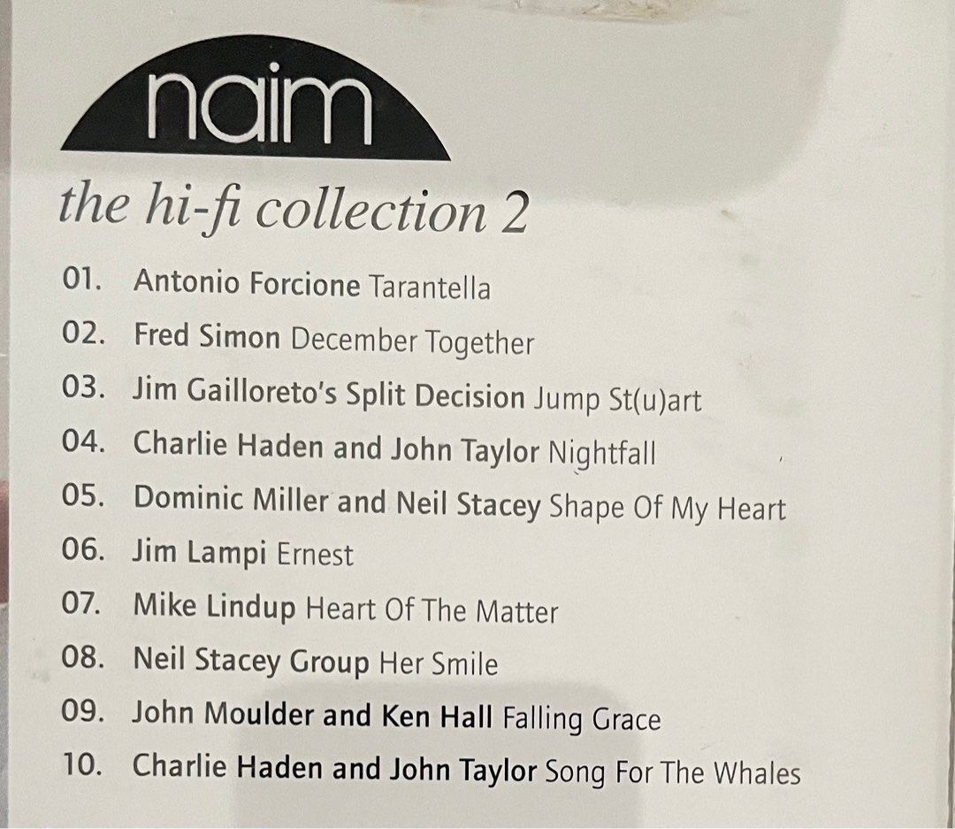 CD: (RESERVED) Audiophile, Sampler- Naim, The Hi Fi Collection 2, UK ...