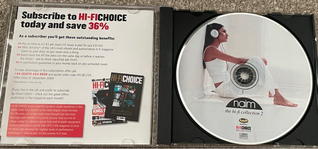 CD: (RESERVED) Audiophile, Sampler- Naim, The Hi Fi Collection 2, UK ...