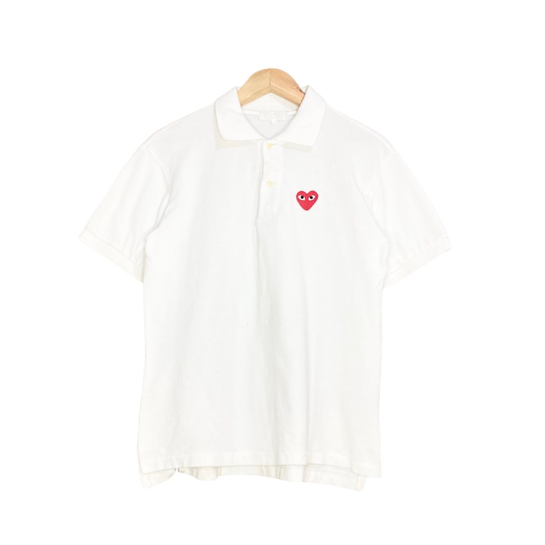 CDG Play Polo Shirt, Luxury, Apparel on Carousell