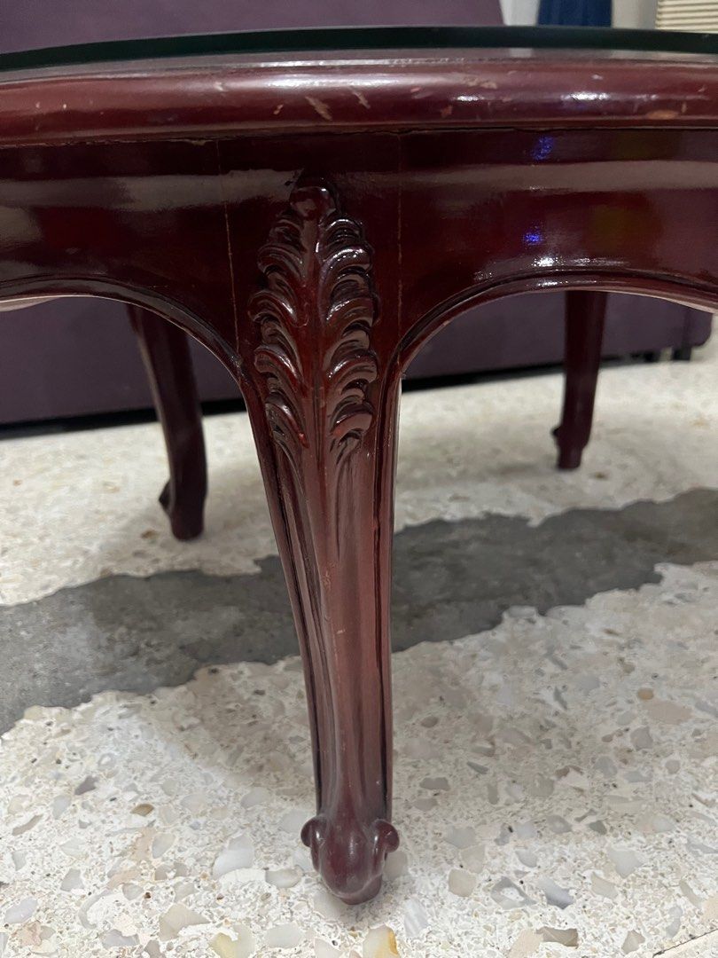 Center table narra, Furniture & Home Living, Furniture, Tables & Sets ...