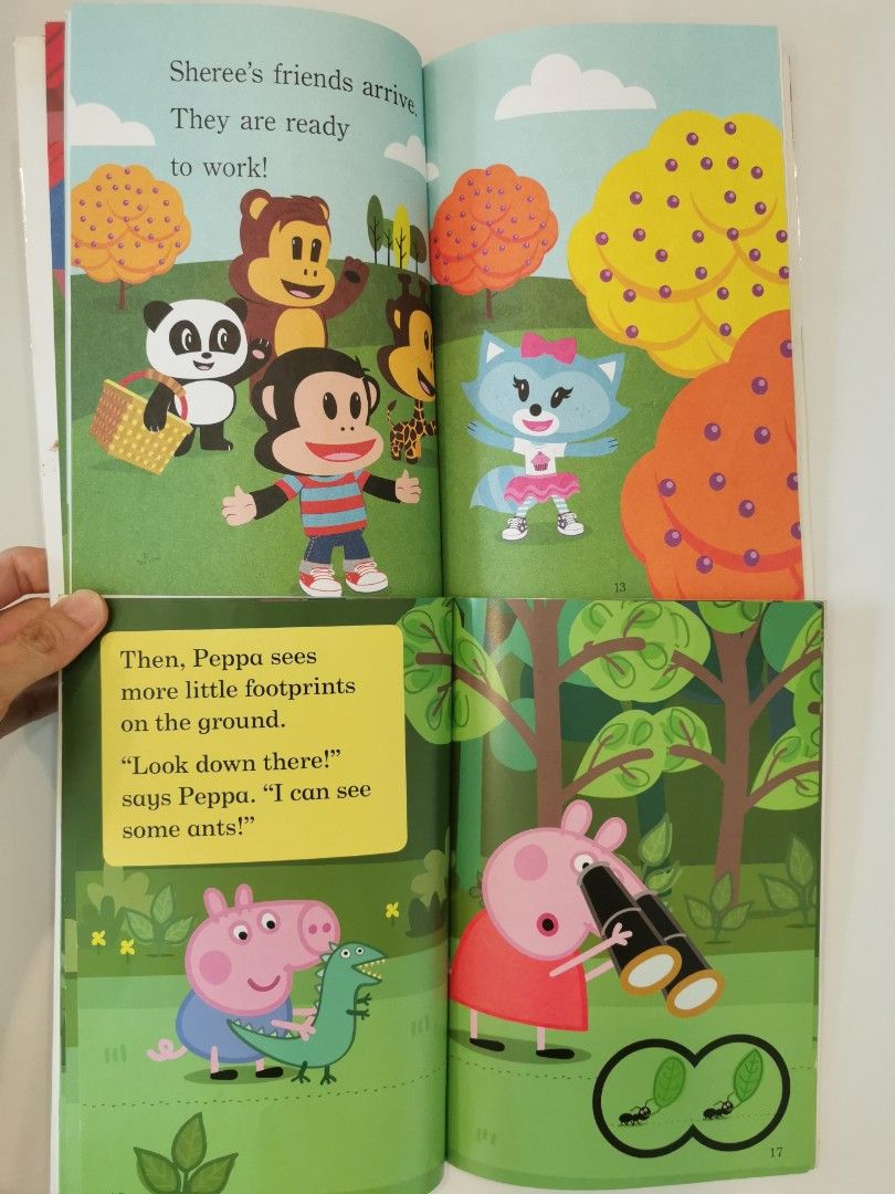 Children's Book for beginners - Peppa Pig Level 1 / Julius Jr. Level 2 ...