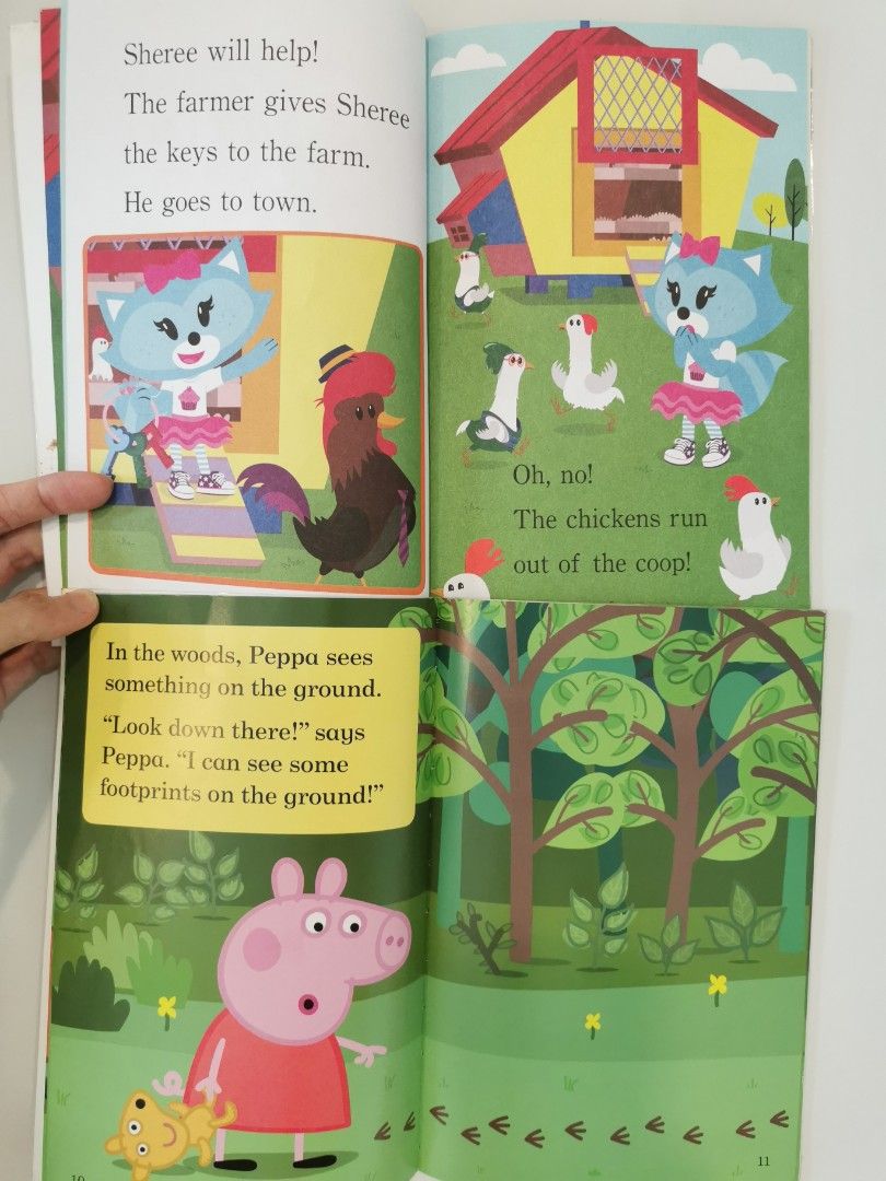 Children's Book for beginners - Peppa Pig Level 1 / Julius Jr. Level 2 ...