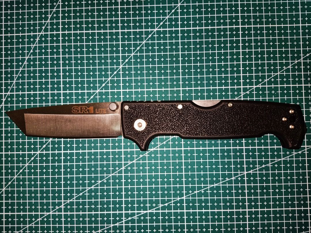 COLD STEEL SR1 Lite Tanto! (1 Of The Strongest Folding Knives In The ...