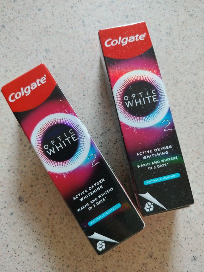 Colgate Optic White O2 Whitening Toothpaste 20g - Aromatic Menthol ...