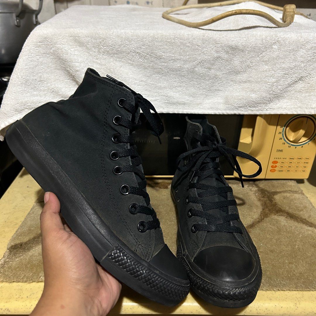 CONVERSE ALL STAR ALL BLACK, Women's Fashion, Footwear, Sneakers on ...