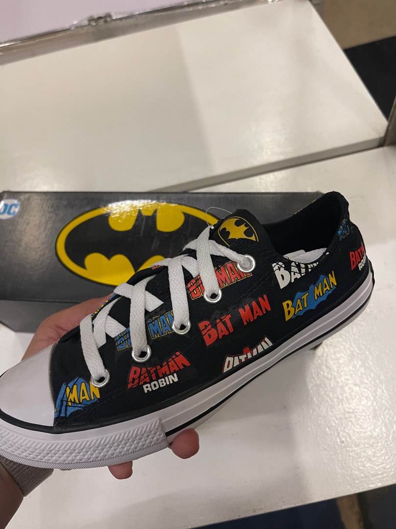 Converse Colab Batman Original, Babies & Kids, Babies & Kids Fashion on ...
