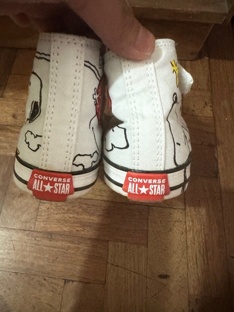 Converse Peanuts edition US10, Babies & Kids, Babies & Kids Fashion on ...