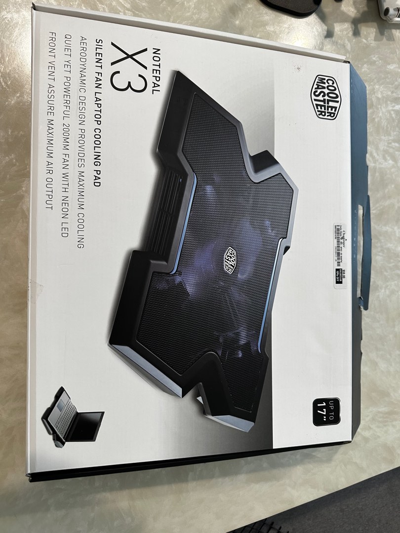 Cool master laptop cooling pad, Computers & Tech, Parts & Accessories ...