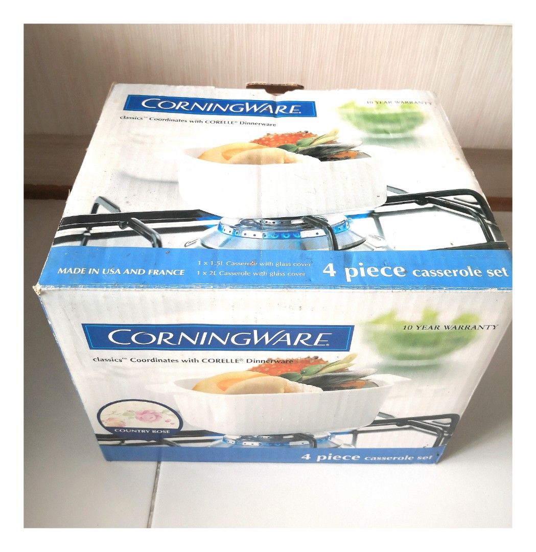 CORELLE CLASSICS COUNTRY ROSE SERIES, Furniture & Home Living ...