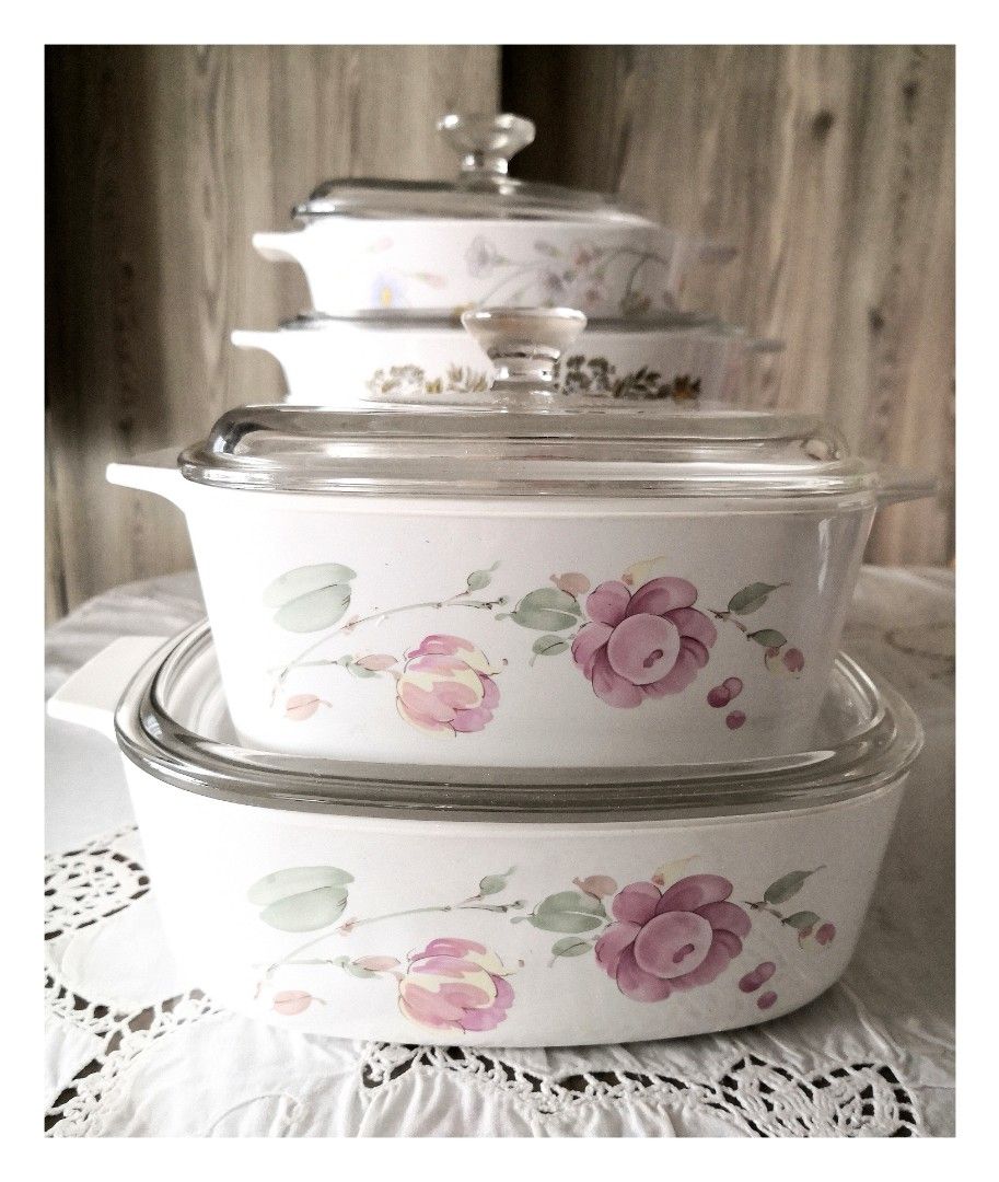 CORELLE CLASSICS COUNTRY ROSE SERIES, Furniture & Home Living ...