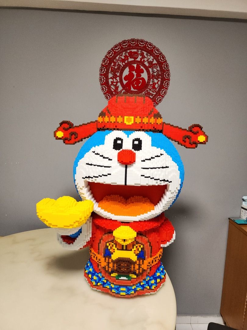 Custom made God of Prosperity Doraemon, Hobbies & Toys, Toys & Games on ...