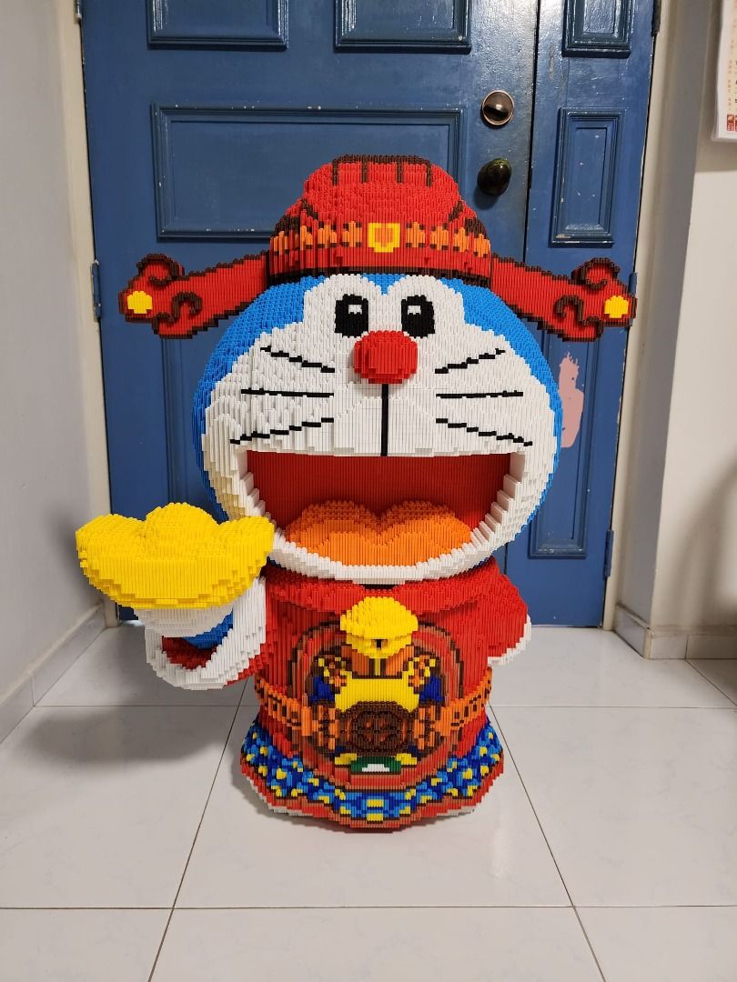 Custom made God of Prosperity Doraemon, Hobbies & Toys, Toys & Games on ...