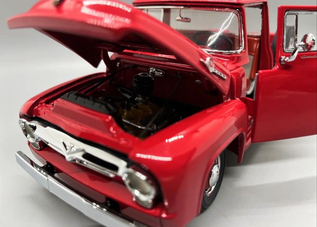 Danbury Mint 1956 Ford F-100 Pickup Truck 1/24 Scale Diecast & Box ...