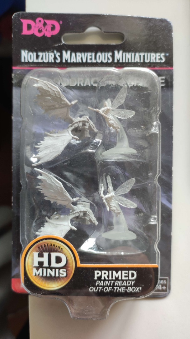 D&D NOLZUR'S MARVELOUS MINIATURES - PSEUDODRAGON AND SPRITE, Hobbies ...