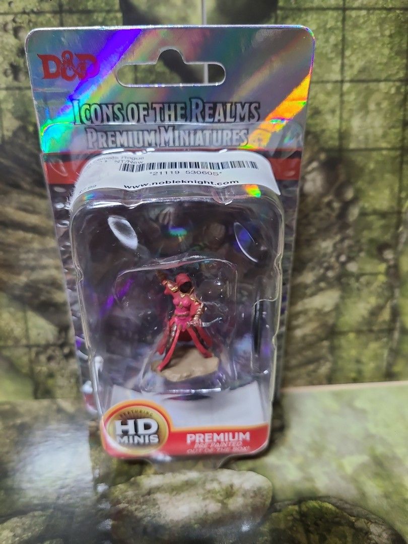 D&D premium mini Human rogue, Hobbies & Toys, Toys & Games on Carousell