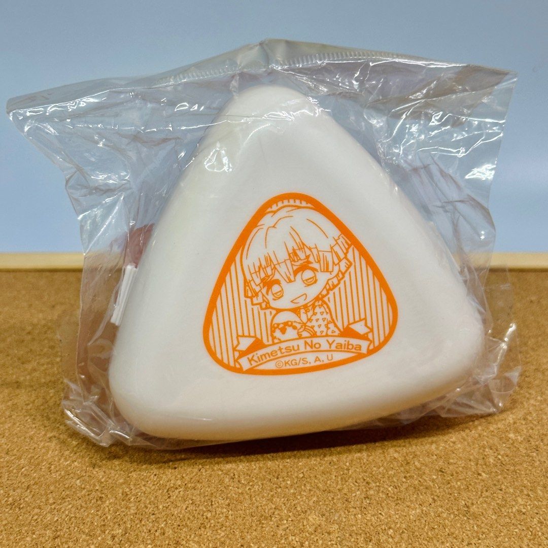 Demon Slayer: Kimetsu no Yaiba Zenitsu Onigiri Rice Ball Case 10x10cm ...
