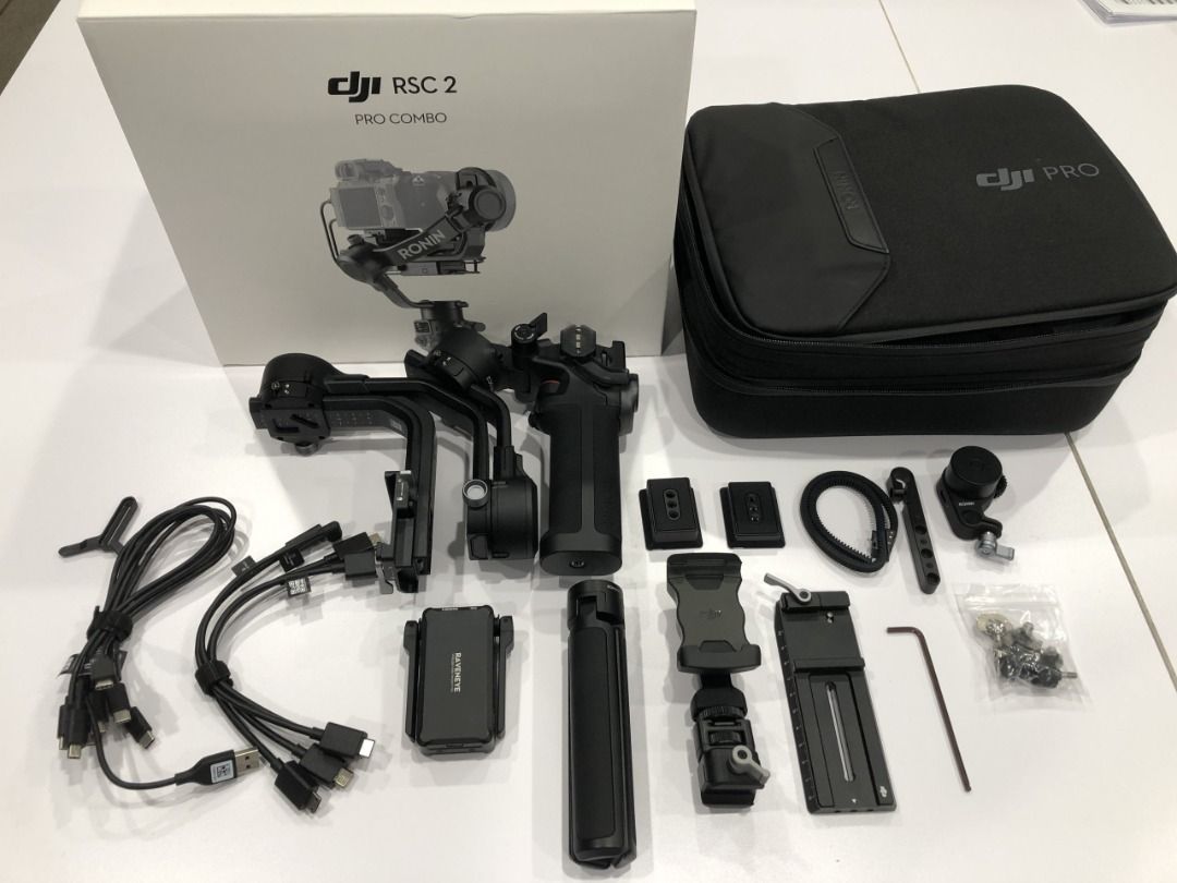 DJI RSC 2 Pro Combo - Professional Gimbal Stabilizer Kit, Photography ...