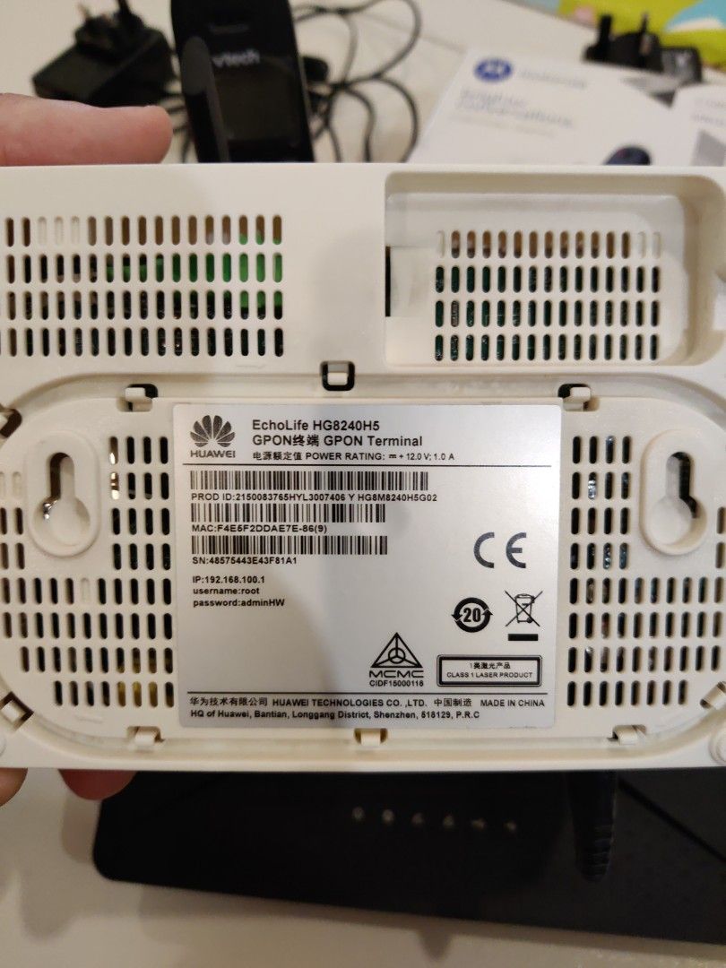 DLink Router + Huawei Modem + 2 portable wired phones, Computers & Tech ...