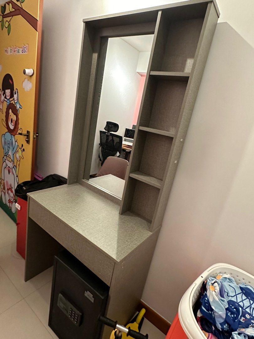 V.Hive Dressing Table With Mirror and Drawer, Furniture & Home Living, Furniture, Other Home ...