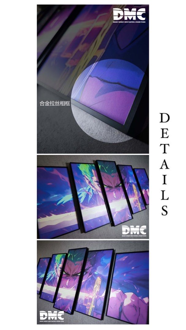 Drunky Monkey Crew Studio - Zoro Combined Frame(5), Hobbies & Toys ...