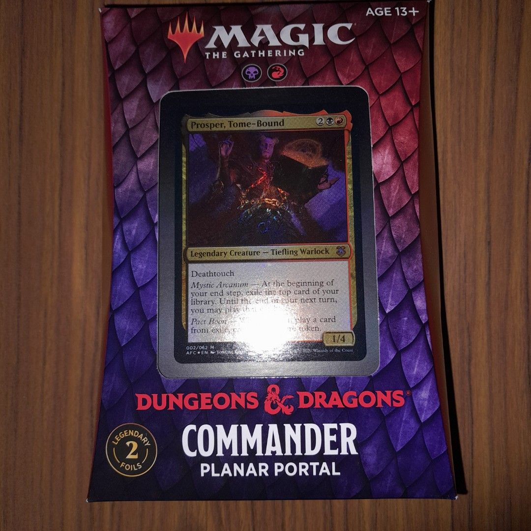 Dungeons & Dragons Planar Portal Commander Precon Sealed MTG, Hobbies ...