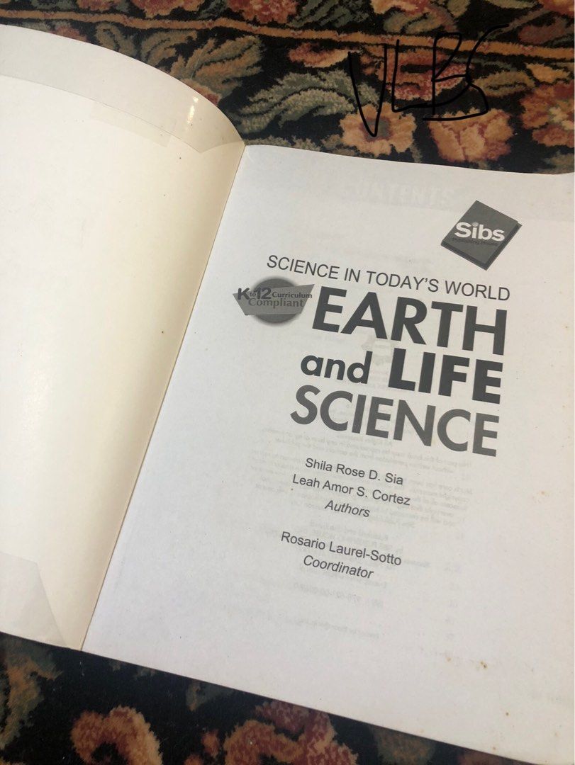 Earth and Life Science Senior High School Book, Hobbies & Toys, Books ...