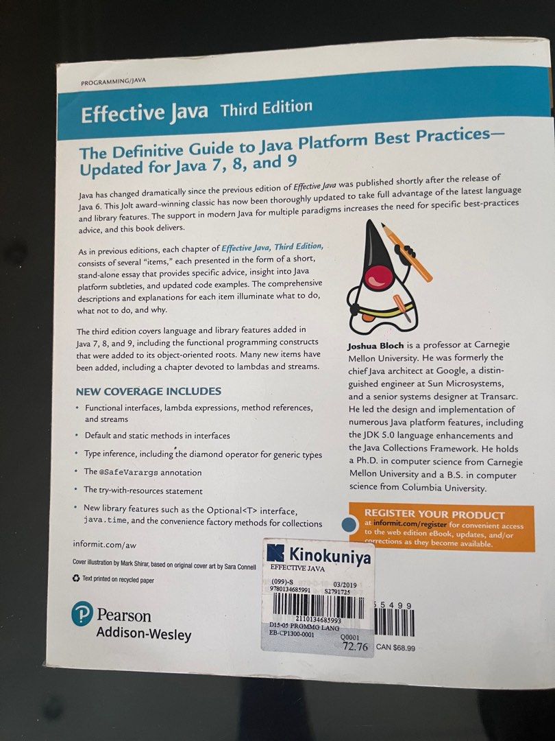 Effective Java 3rd Edition Hobbies And Toys Books And Magazines Textbooks On Carousell