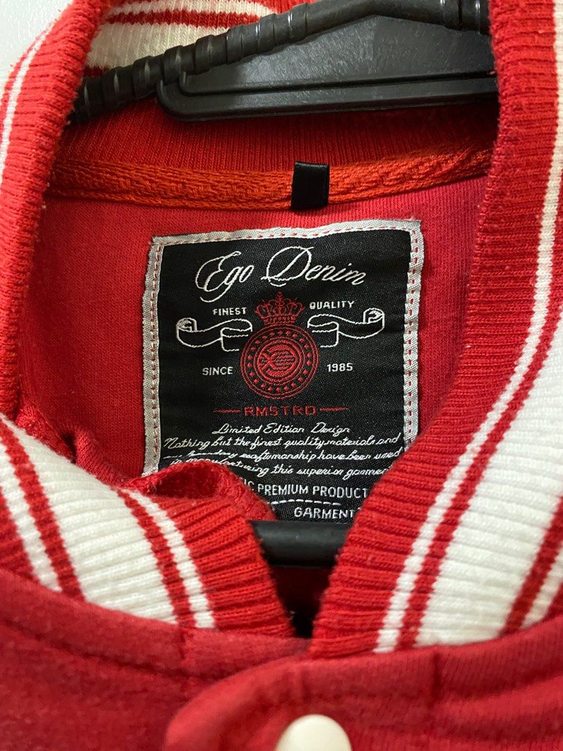 Ego Denim Varsity Jacket, Men's Fashion, Coats, Jackets and Outerwear ...